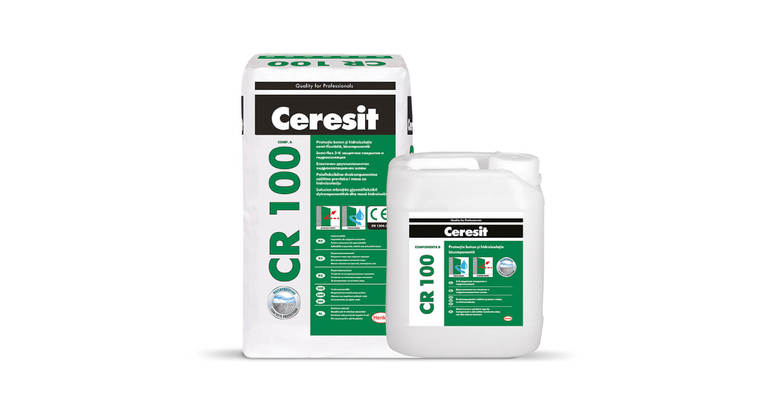 Waterproofing slurry two-component 20+5kg CR 100 CERESIT ⋆ MASTERHAUS