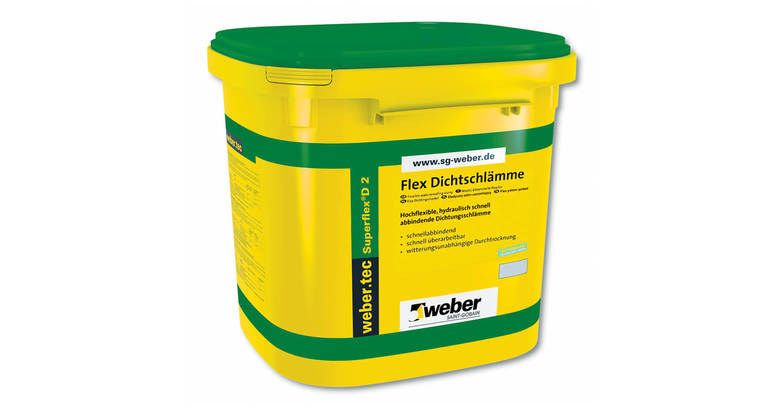 Бързосвързваща еластична хидроизолация 24 кг weber.tec Superflex D2 ...