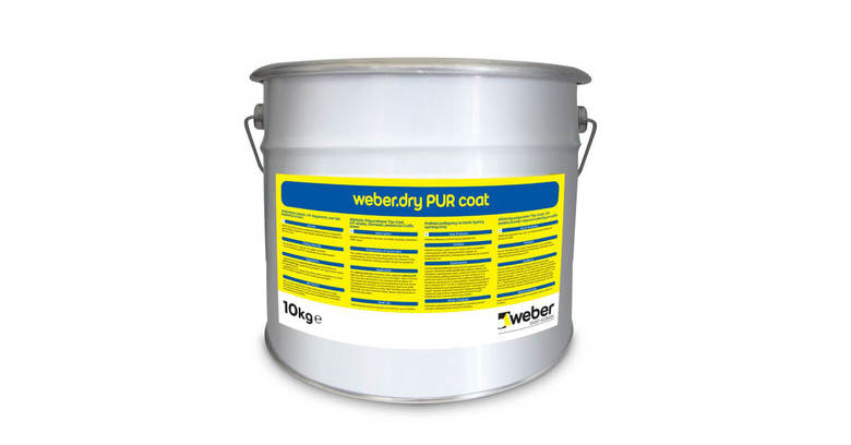 Полиуретаново покритие 10кг крайно weber.dry pur coat ⋆ MASTERHAUS