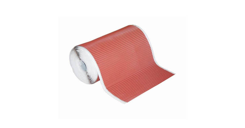 Chimney trim 5m aluminum brown ⋆ MASTERHAUS