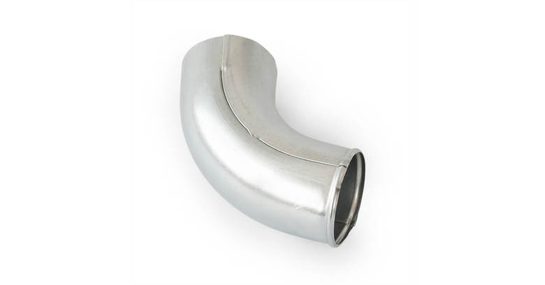 Elbow end galvanized KFV 80 KJG ⋆ MASTERHAUS