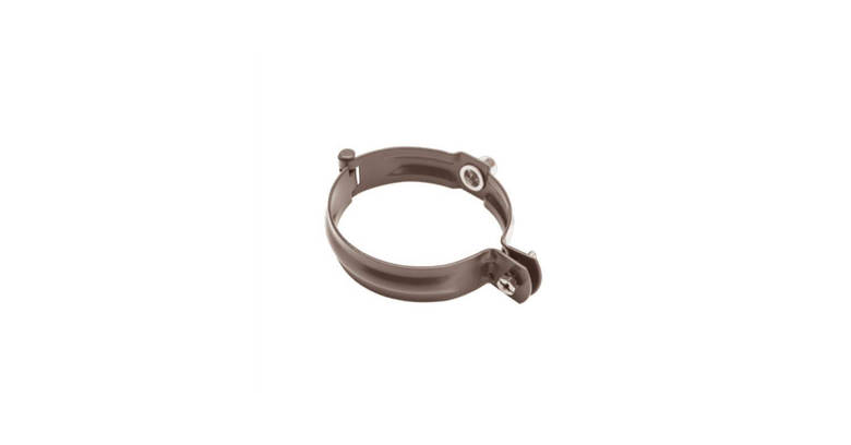 Drain pipe clamp without stud screw Ф100mm M10 brown ⋆ MASTERHAUS