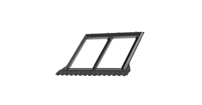 Combined cladding EKS for skylights FK08 66 x 140 cm two, next to each ...
