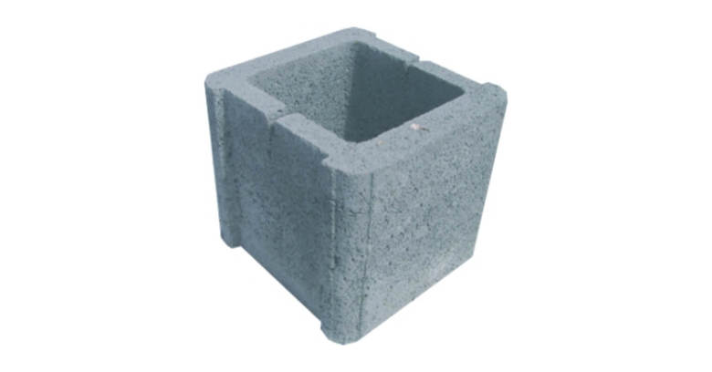 Wall column 20 x 23 x 19 cm gray ⋆ MASTERHAUS