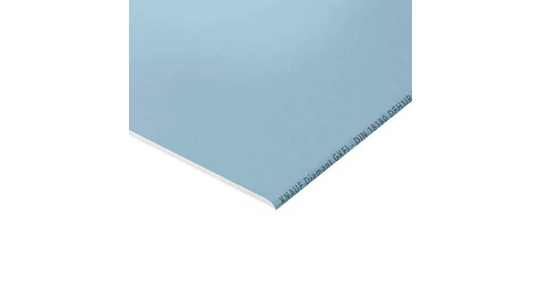 Gypsum board Diamant GKFI 12.5/1200/2000 fire and moisture resistant ...