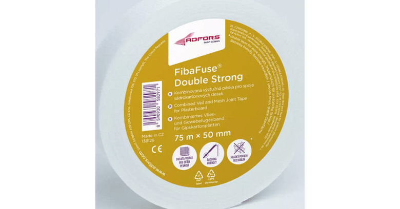 Лента стъклофибърна 50мм х 75м усилена Fuse Double Strong ⋆ MASTERHAUS