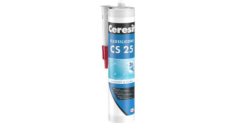 Sanitary silicone 280 ml transparent Ceresit CS 25 Express CERESIT ⋆ MASTERHAUS