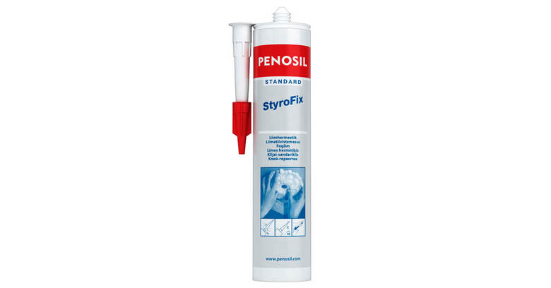 Acrylic sealant white 280 ml STYROFIX STANDARD PENOSIL ⋆ MASTERHAUS