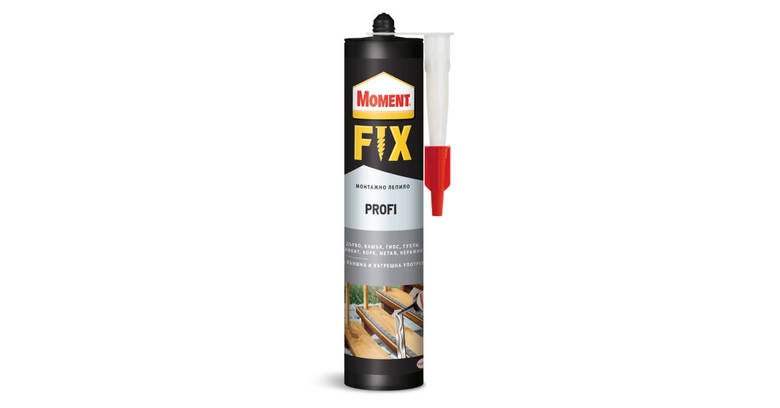 Универсално монтажно лепило Profi Fix 400гр MOMENT ⋆ MASTERHAUS