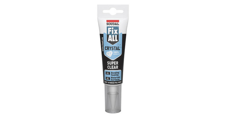 Universal assembly glue, transparent, 125ml Fix All Crystal ⋆ MASTERHAUS