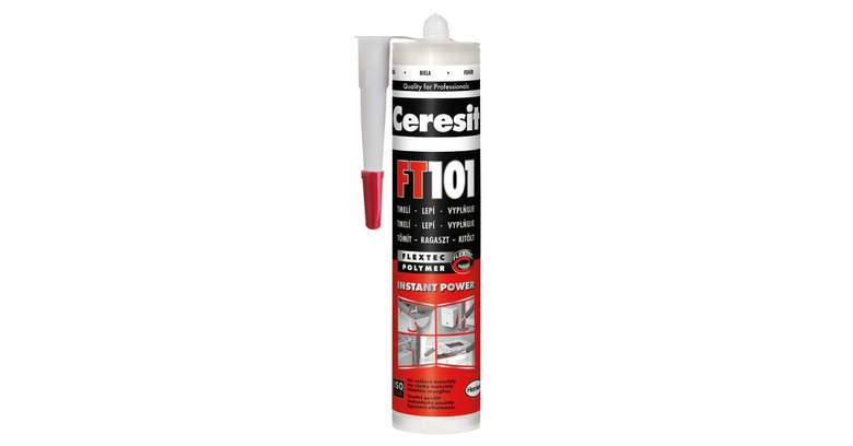 Sealant-glue Ceresit FT101 white 280 ml ⋆ MASTERHAUS