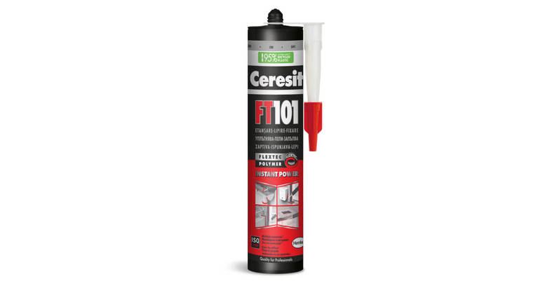 Sealant - glue FT 101 gray 280 ml CERESIT ⋆ MASTERHAUS